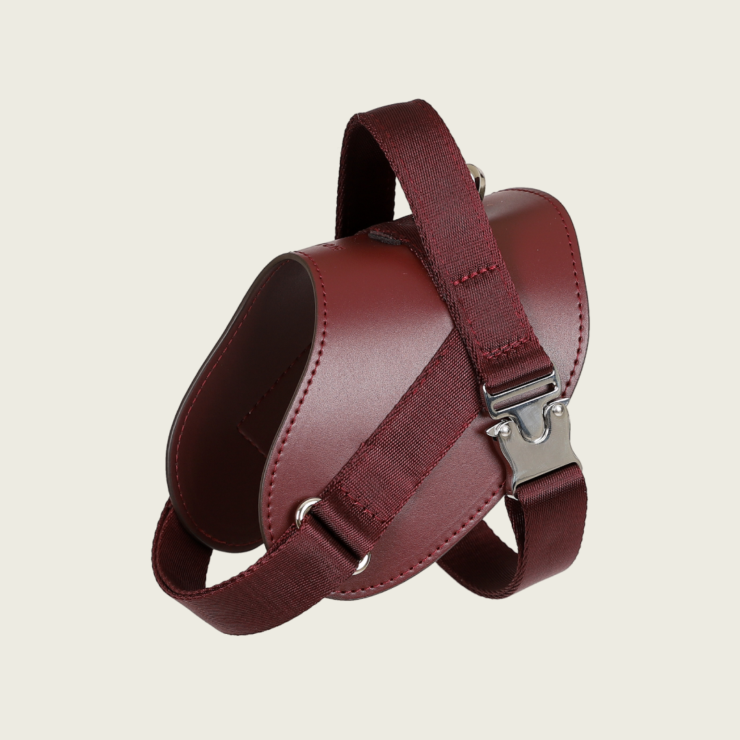 Saddle Harness : Burgundy – hozi